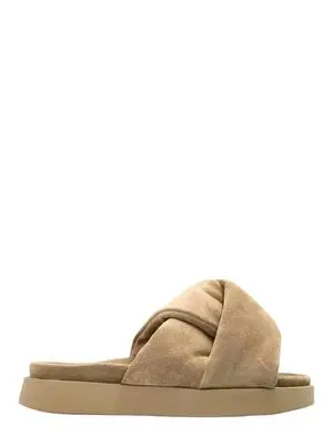 Inuikii Twisted Leather Sneakers - Neutrals