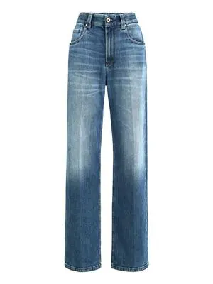 Brunello Cucinelli Straight Fit Jeans - Blue