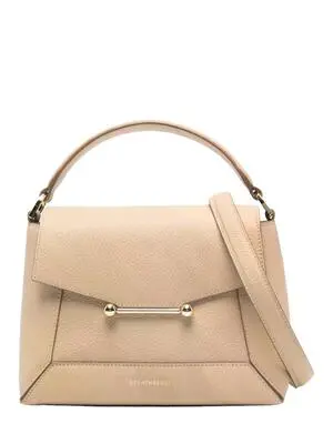 Strathberry Mosaic Logo-Print Tote Bag Neutrals