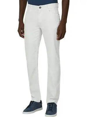Boggi Milano Regular Fit Stretch Cotton Jeans - Ice