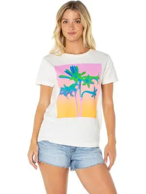 Roxy Tuberose Tee - Cloud Dancer Tuberose