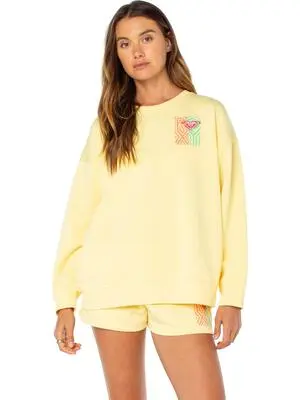 Roxy Morning Stroll Top - Popcorn Roxy Echo