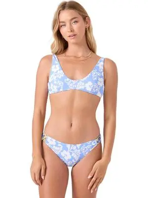 Roxy Golden Glow Reversible Scoop Bikini Top - Blugreen