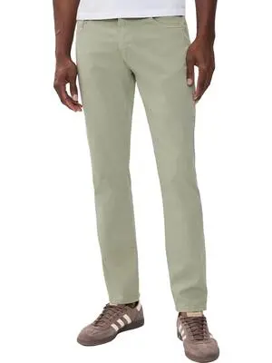 Warp + Weft Slim Twill Pants - Fossil