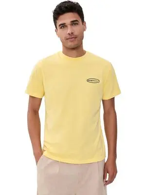 QUIET GOLF Pro Shop T-shirt - Yellow