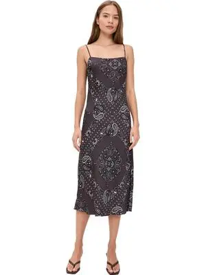 MADEWELL Madewell Cami Maxi Slip Dress In Bandana Print