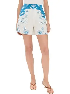 CLEOBELLA Sebastian Tropical Print Shorts - Celestia Print