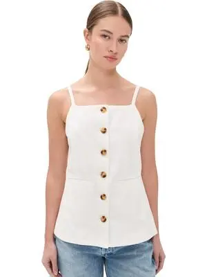 Blanknyc Cloud Burst Tank - Cloud Burst/white