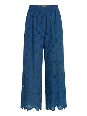 Ermanno Scervino Ermanno Scervino Openwork Trousers Blue