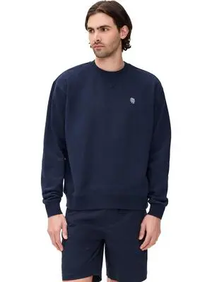 QUIET GOLF Jv Crewneck Sweatshirt - Navy
