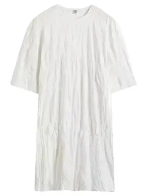 TOTEME Textured Mini Dress - White