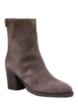 Officine Creative Point-toe Suede Boots - Brown