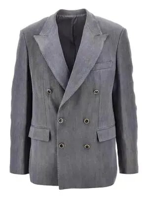 MARSEM Double-breasted Jacket - Grey