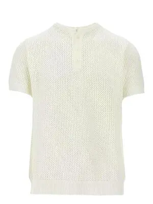 MARSEM Buttoned T-shirt - Neutrals