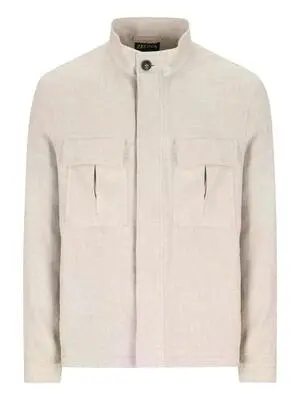 Zegna Pockets Jacket - Neutrals