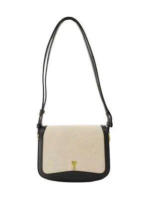Ami Paris Paris Shoulder Bag - Neutrals