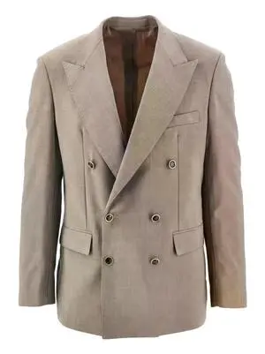 MARSEM Double-breasted Blazer - Neutrals
