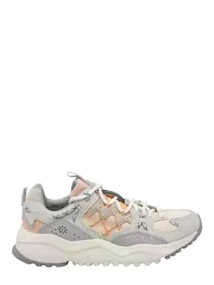 FLOWER MOUNTAIN Yamabushi Round-Toe Sneakers Neutrals