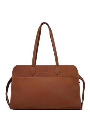 Moschino Logo-detail Tote Bag - Brown