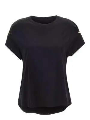 ELENA MIRÒ Crew-neck T-shirt - Black