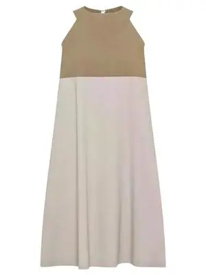 RRD Sleeveless Color-blocked Mini Dress - Neutrals