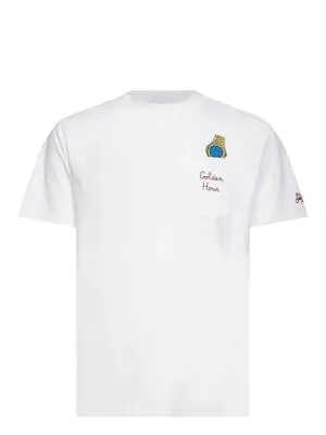 MC2 SAINT BARTH Embroidered T-shirt - White