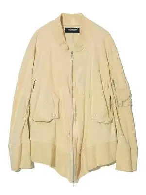 Undercover Asymmetrical Ma-1 Bomber Jacket - Neutrals
