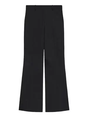 Theory Fluid Flare Trousers - Black