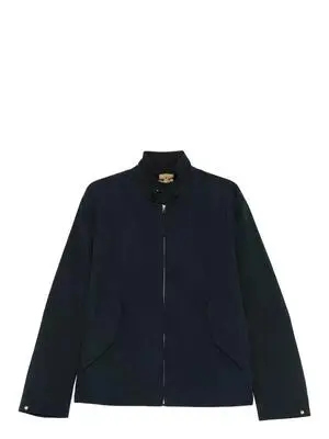 TEN C Mid-layer High-neck Zip-up Jacket - Blue