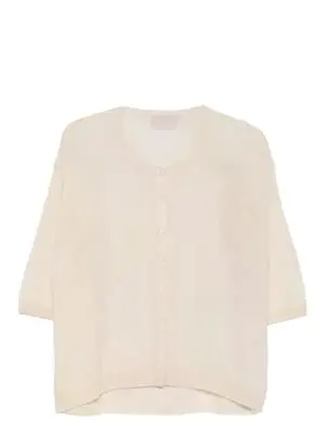 Hemisphere Buttoned Cardigan - Neutrals
