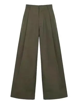 SOCIETE ANONYME Huko Pleated Wide-leg Trousers - Green