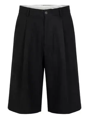SOCIETE ANONYME Andrew Pleated Shorts - Black