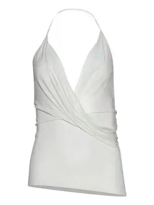 Rick Owens Draped Tank Top - White