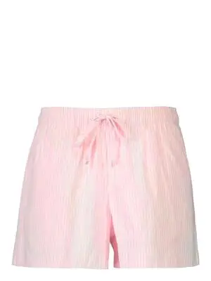 THE LADY AND THE SAILOR Striped Flutter Shorts - Pink