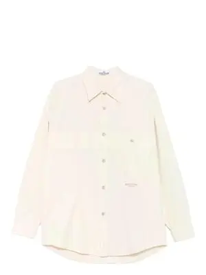 Stone Island Patch-pocket Shirt Jacket - Neutrals