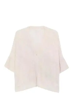 Hemisphere Bell-sleeve Cardigan - Neutrals