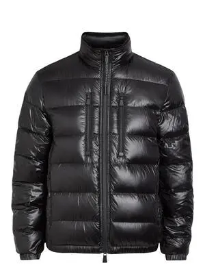 Moncler Logo-appliquéd Padded Shell Jacket - Black
