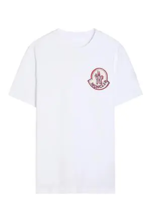 Moncler Logo-print Cotton T-shirt - White