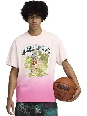 PUMA Around The World Basketball T-shirt - Pink