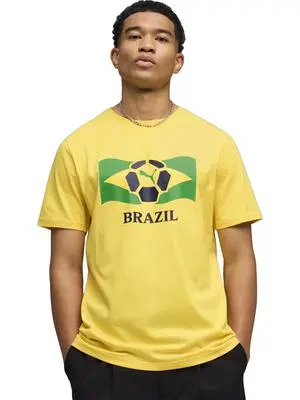 PUMA Soccer Fanwear Graphic T-shirt - Yellow