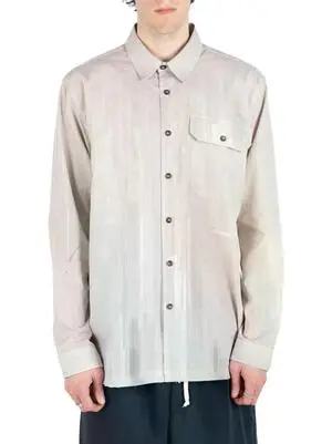 SOCIETE ANONYME Deadline Striped Patch-pocket Shirt - Brown