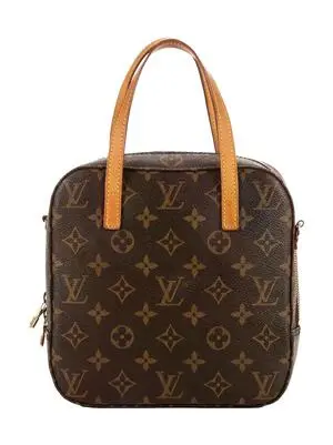 LOUIS VUITTON Spontini Monogram Handbag - Brown
