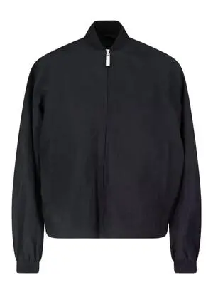 Herno Zip-up Bomber Jacket - Black