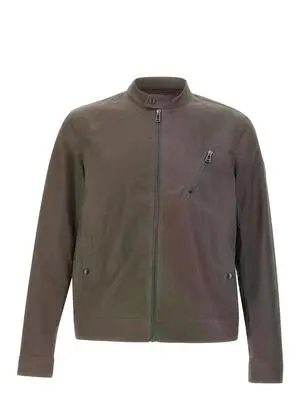 BELSTAFF Zip-Up Waxed-Cotton Jacket