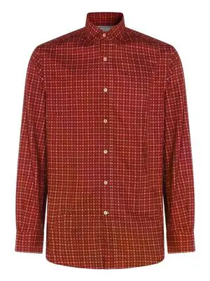 Brunello Cucinelli Patterned Shirt - Red