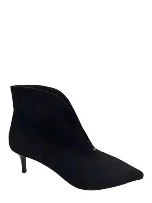 SERGIO MORETTI FIRENZE Pointed-toe V-cut Pumps - Black