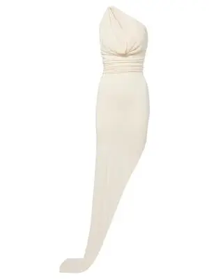 Rick Owens Aaliyah Asymmetric Gown - Yellow