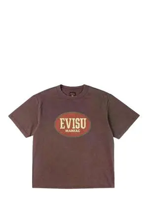 EVISU Maniac Graphic T-shirt - Brown
