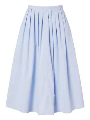 Proenza Schouler Austin Midi Skirt - Blue