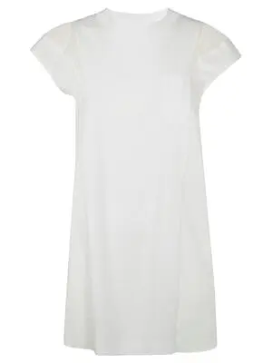 SACAI Popeline X Cotton Jersey Dress